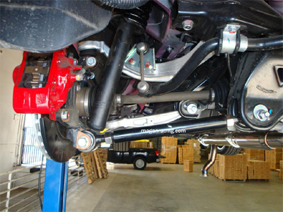 Megan Racing Rear Camber Lower Arm Bars Set: EVO X